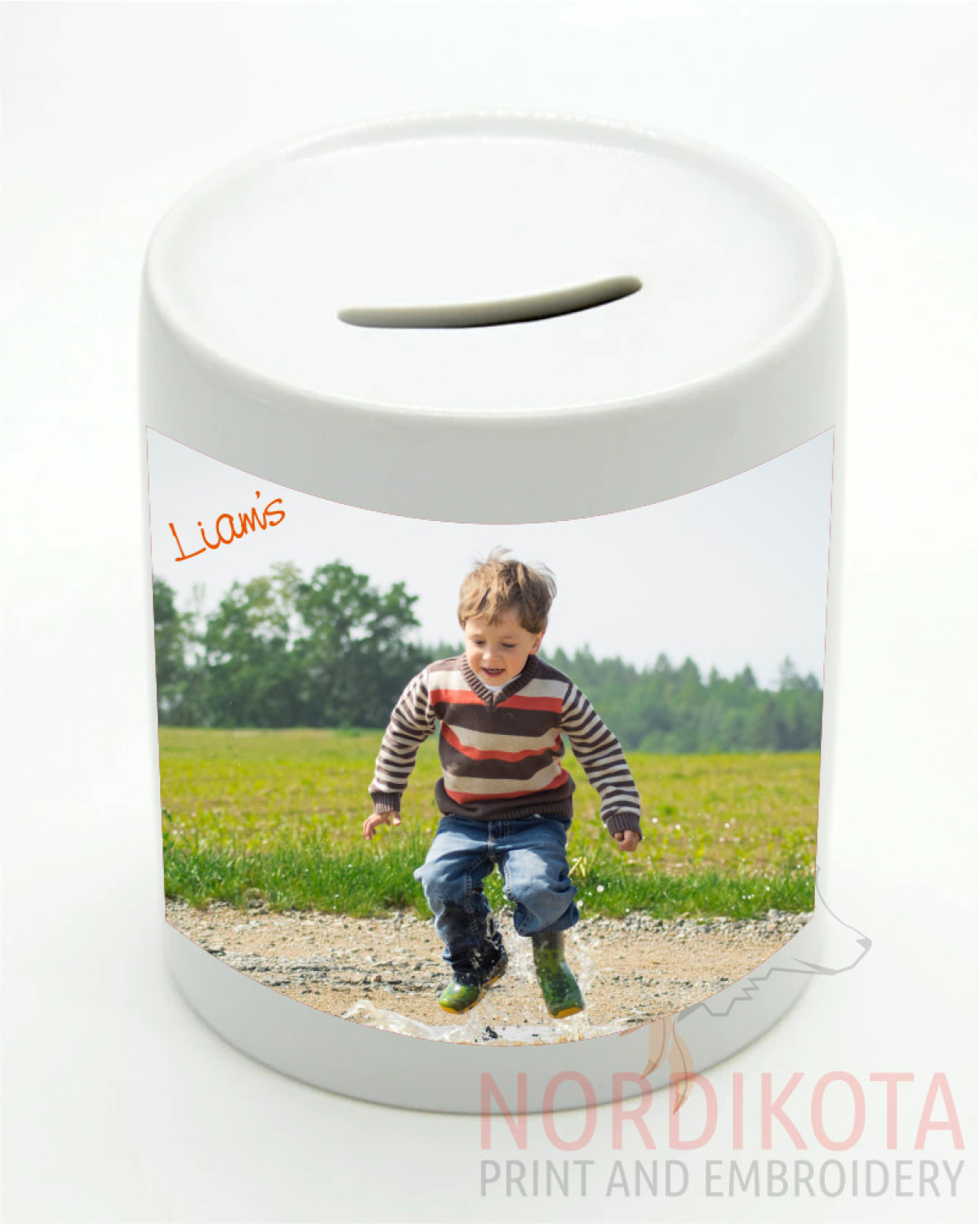 Ceramic Photo Money Box | Personalised Gift Ideas | Nordikota