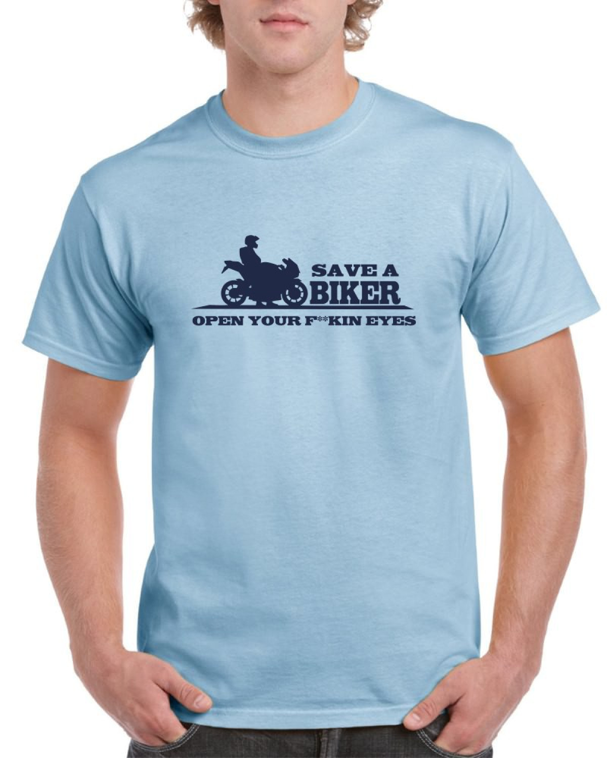 Save A Biker Unisex T-Shirt or Hoodies