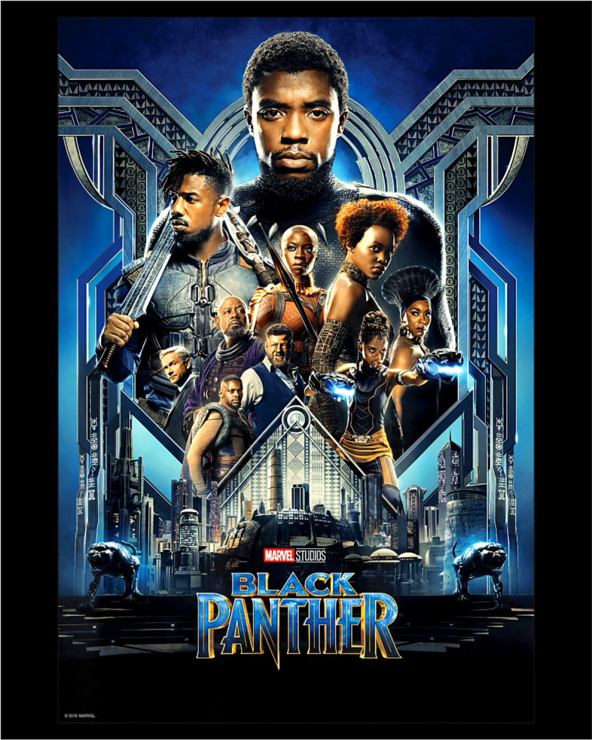 Black Panther Poster print on Unisex T-Shirt or Hoodies