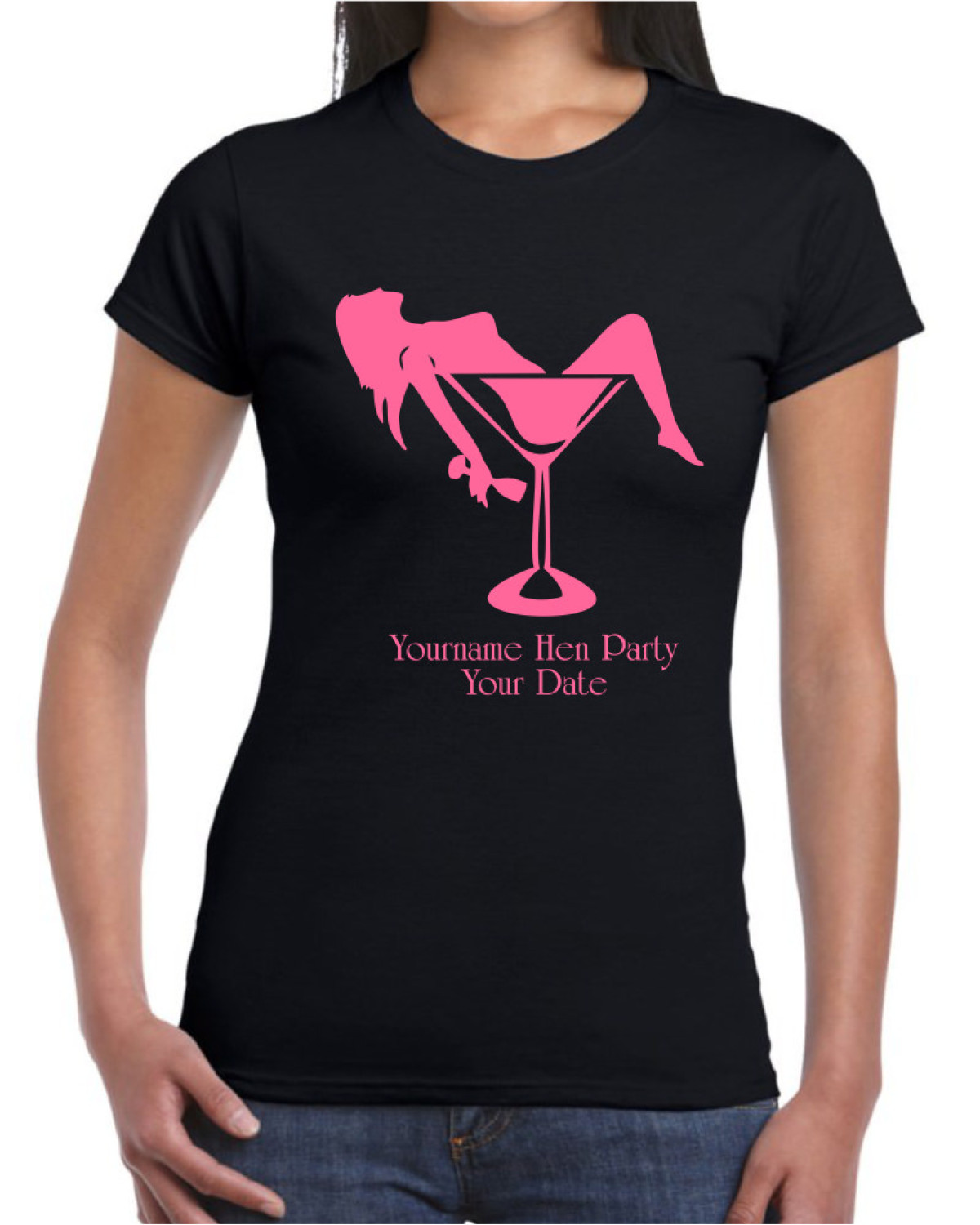 Hen Lady in a Glass Unisex T-Shirt or Hoodies